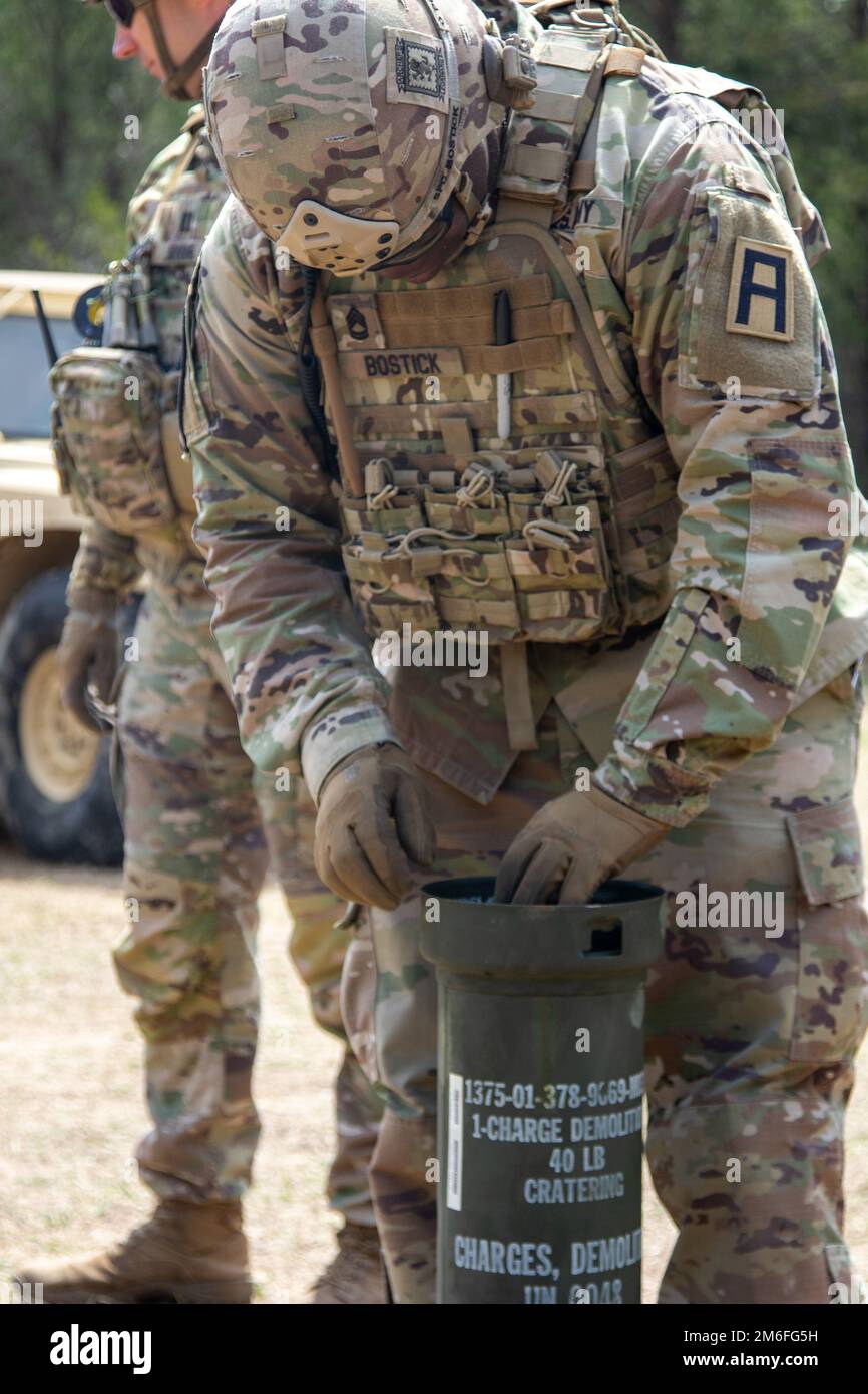 Sgt. 1. Class Ronald Bostick, ein Beobachter/Trainer für 3 ...