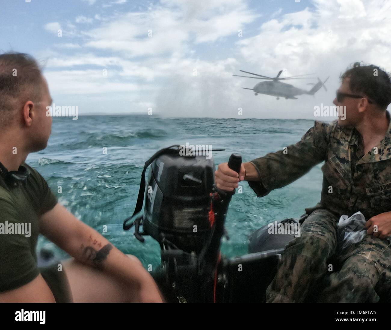 USA Marines mit Bataillon Landing Team 1/5, 31. Marine Expeditionary ...