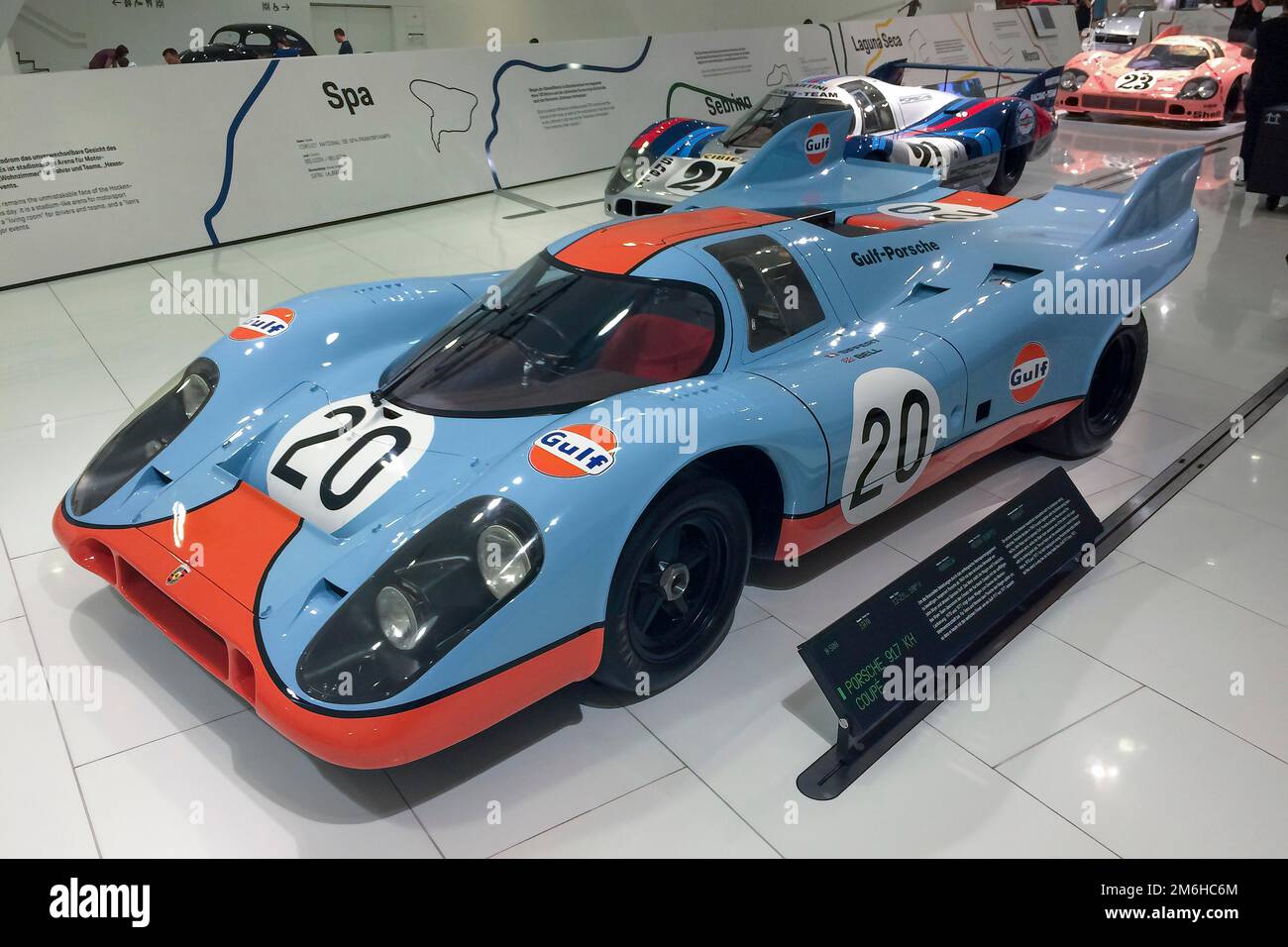 Historischer Rennwagen Porsche 917 Nr. 20 für 24h 24 Stunden Le Mans ...