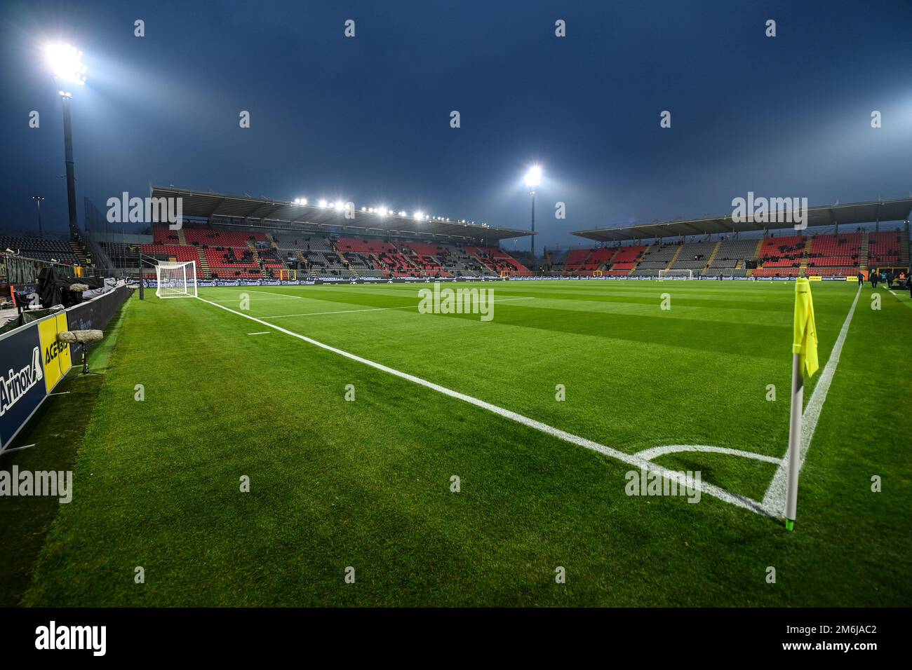 Giovanni Zini Stadium, Cremona, Italien, 04. Januar 2023, Ein allgemeiner Blick auf das ...