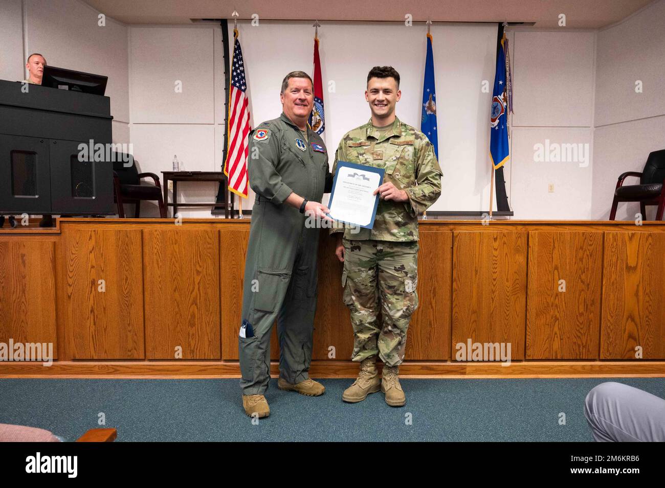 USA Air Force Staff Sgt. Seth Hummer, Kaplan-Assistent, 139. Airlift ...