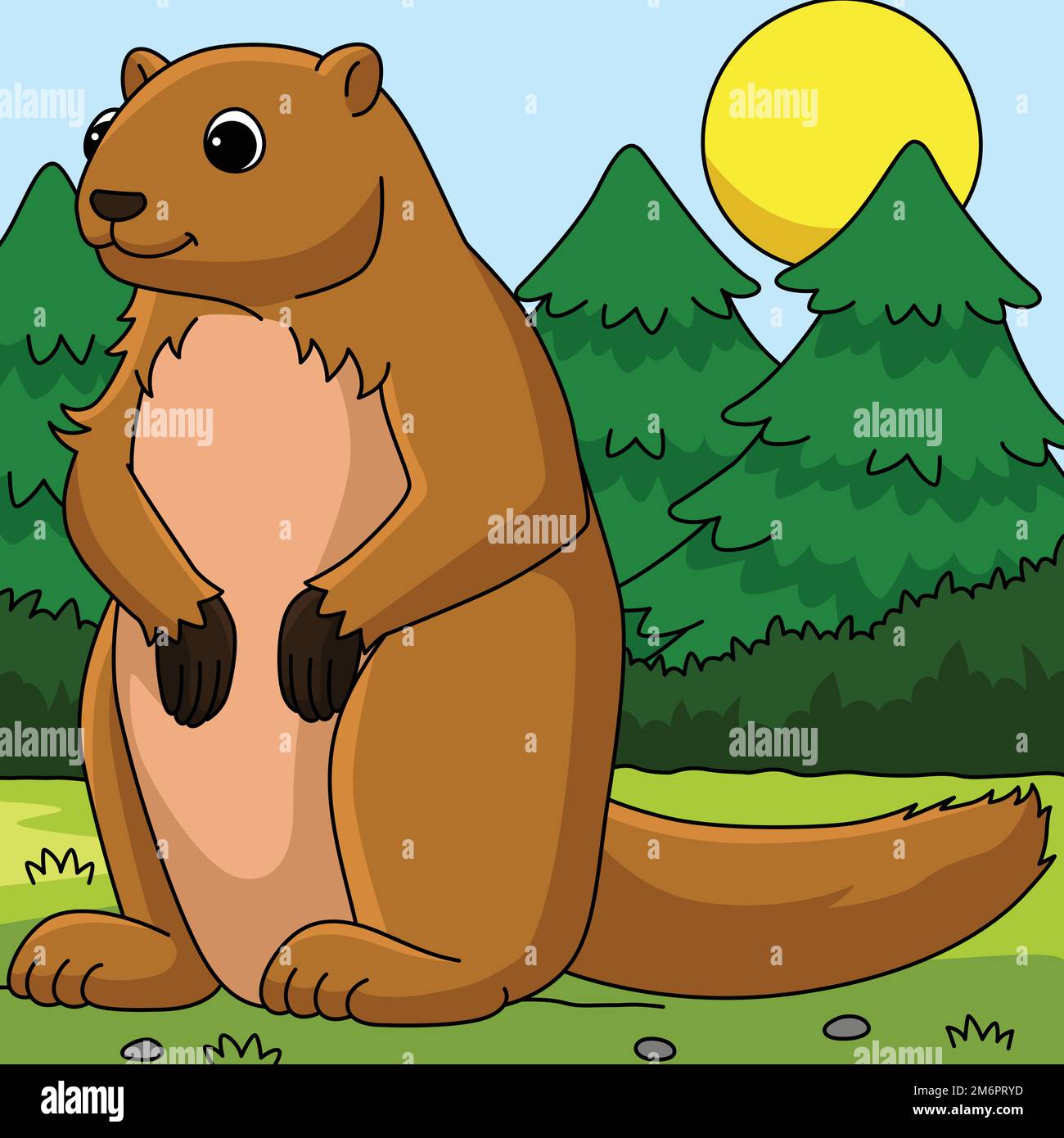 Murmeltier cartoon -Fotos und -Bildmaterial in hoher Auflösung – Alamy