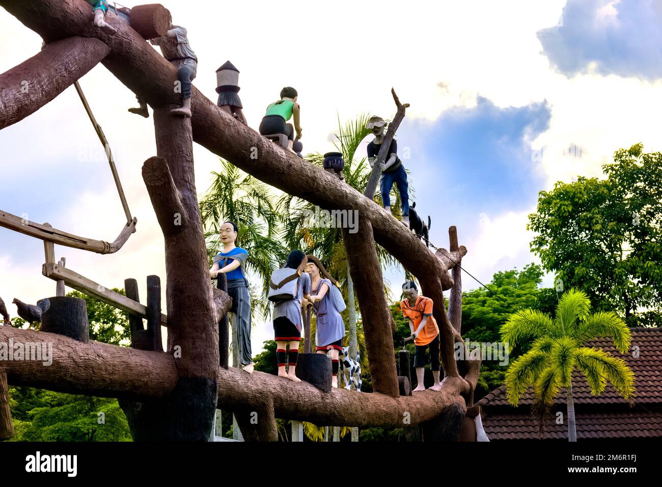 Ban Pa Tueng, Thailand. 18. Mai 2022. PA Tueng Hot Springs, auch bekannt als Huao hin Fon Hot ...