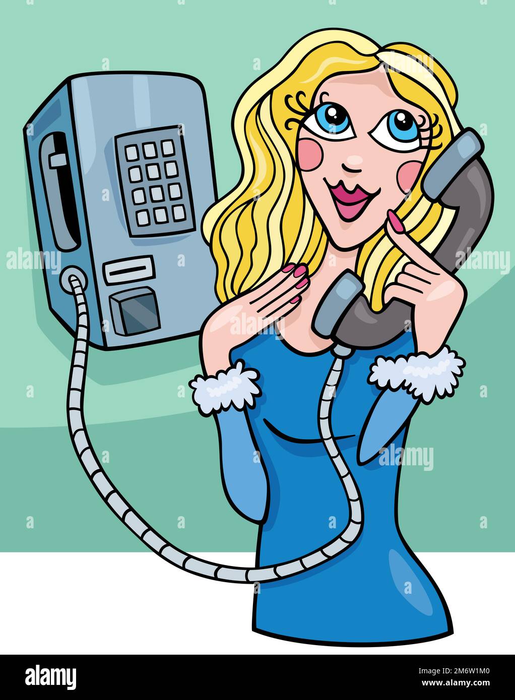 Cartoon girl talking comic -Fotos und -Bildmaterial in hoher Auflösung ...