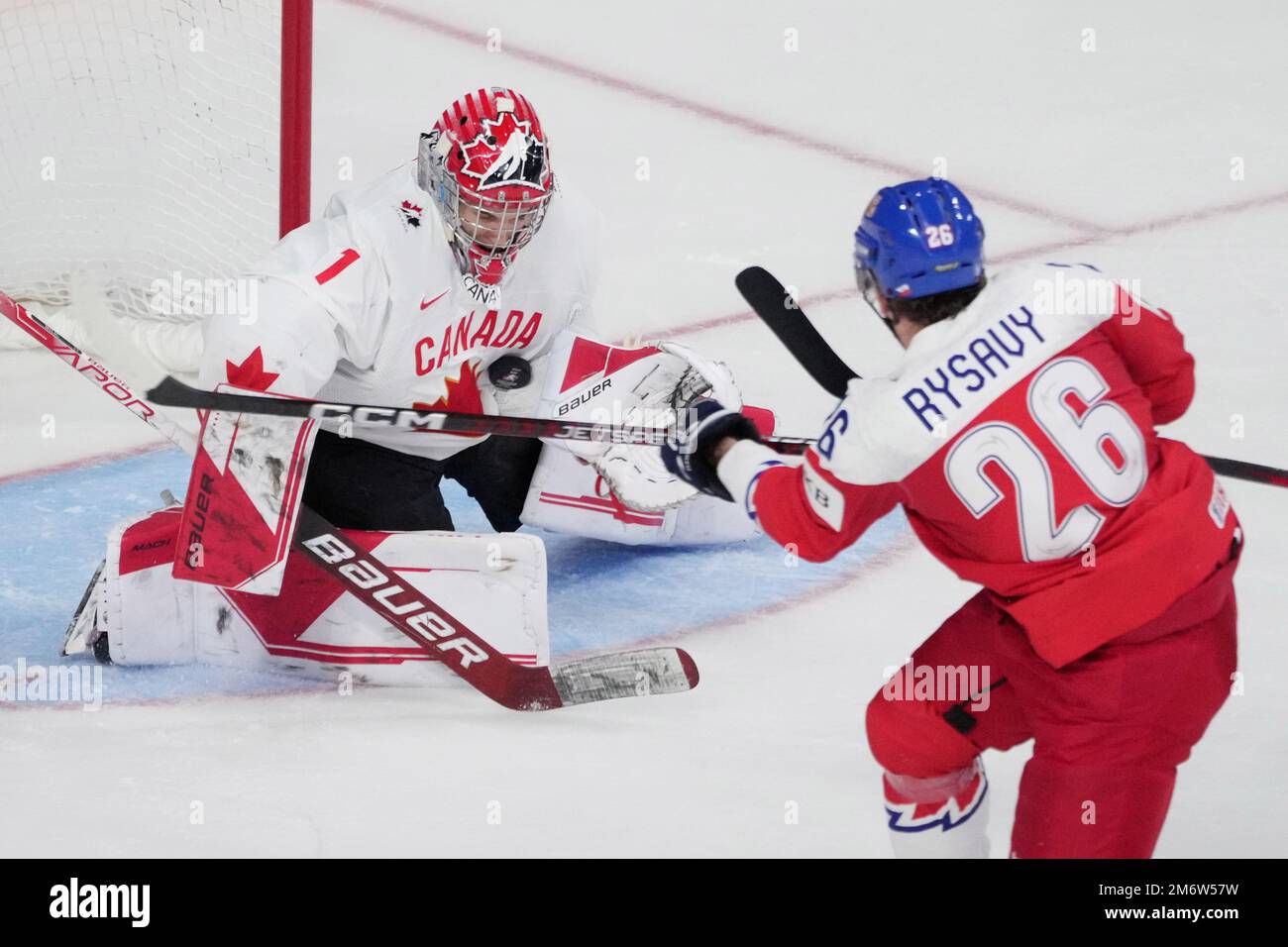 5. Januar 2023, Halifax, NS, Kanada: Der kanadische Torwart Thomas ...