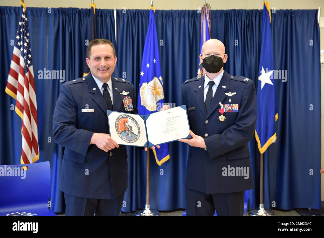 USA Air Force Oberst Bohnsack, State Air Chirurg, Michigan Air National ...