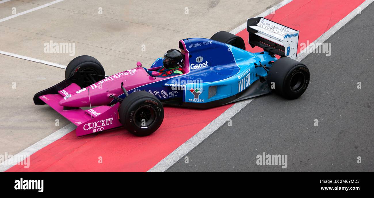 Demonstration auf dem Silverstone Classic 2022 von Ignition GP 90s F1 ...
