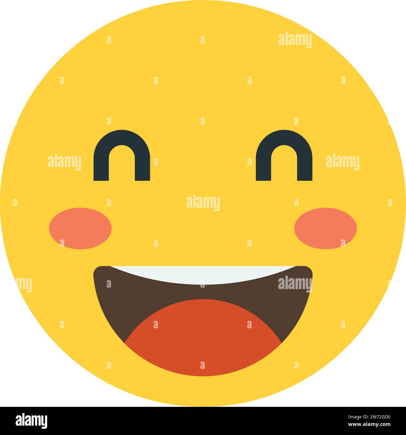 Entspannt emoji vektor icon -Fotos und -Bildmaterial in hoher Auflösung ...