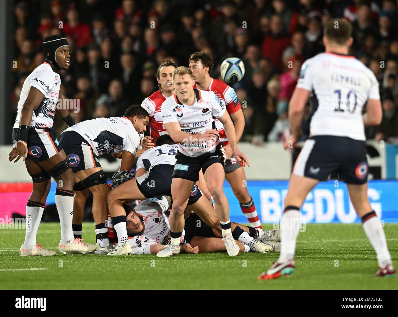 6. Januar 2023, Kingsholm Stadium, Gloucester, Gloucestershire, England ...