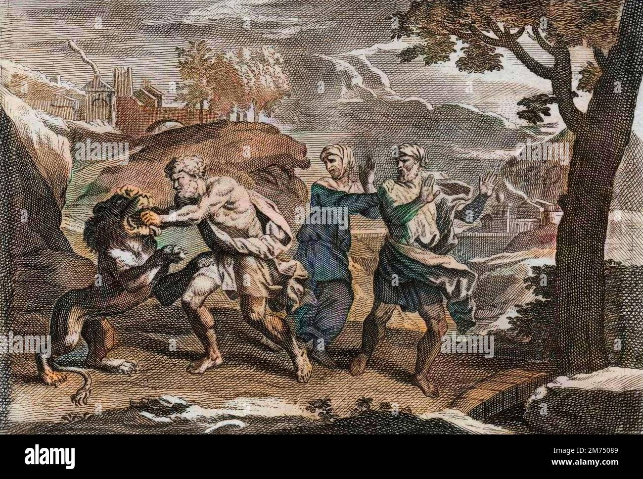 Bibel par le Sieur de Royaumont, Ancien Testament : Naissance de Samson ...