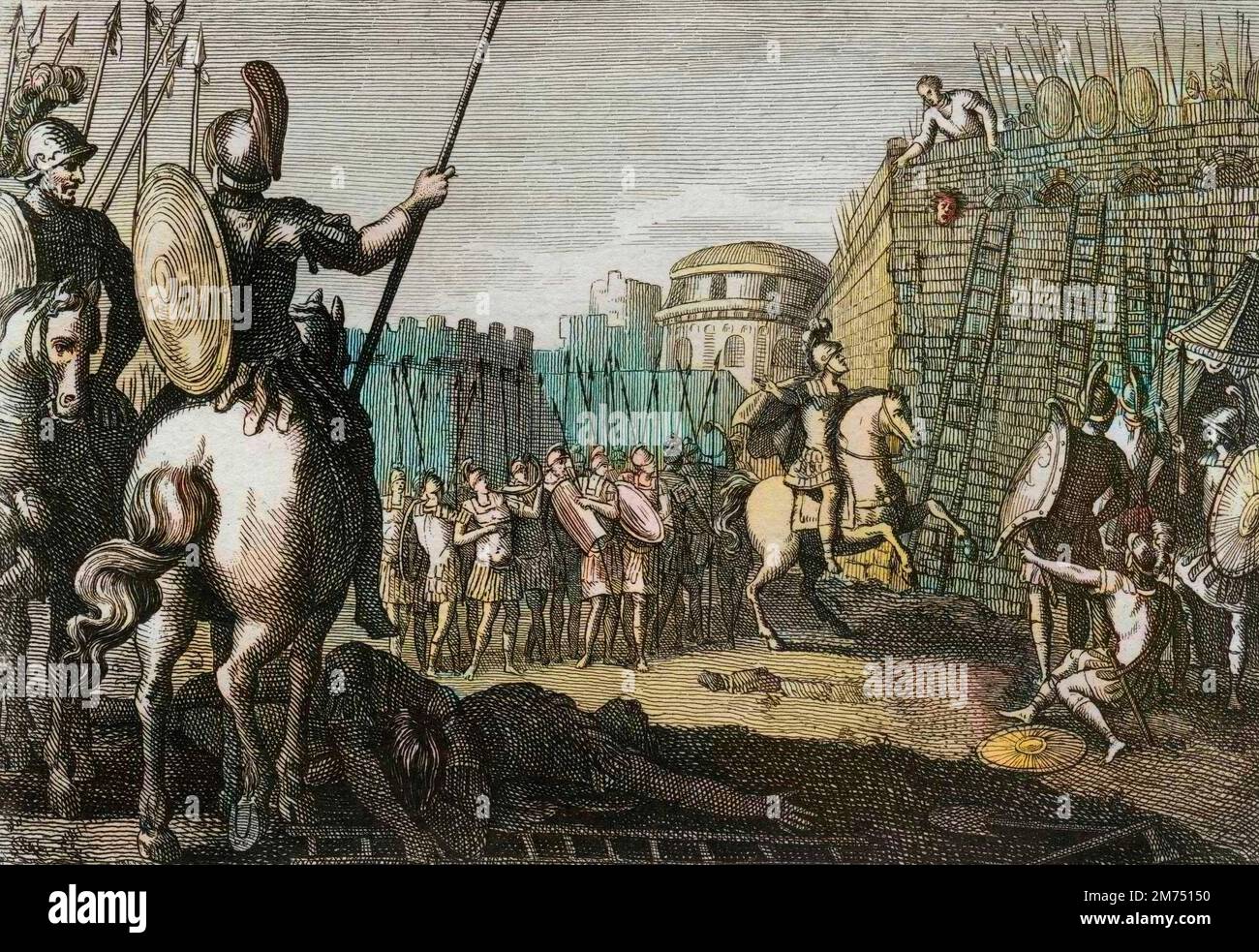 Bibel par le Sieur de Royaumont, Ancien Testament : Mort de Seba. Seba ...