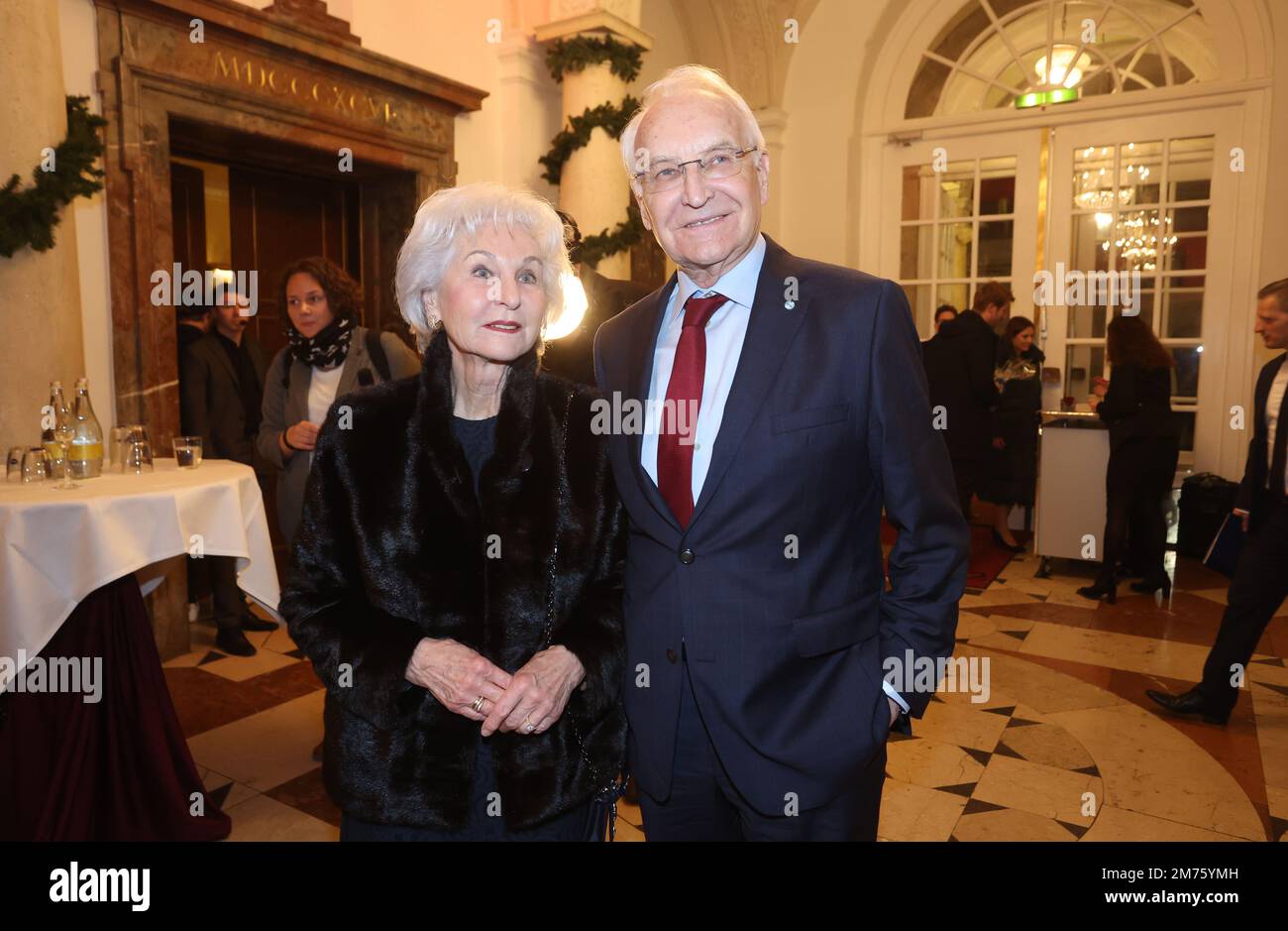 München, Deutschland. 07. Januar 2023. Edmund Stoiber, ehemaliger ...