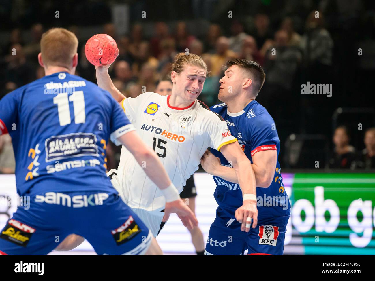 Links nach rechts Ymir Oern GISLASON (ORN) (ISL), Juri KNORR (GER ...