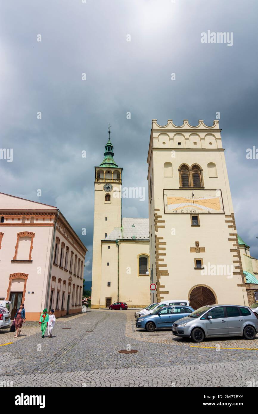 Lipnik nad Becvou (Leipnik): Kirche des Heiligen Jakobus des Großen und ...