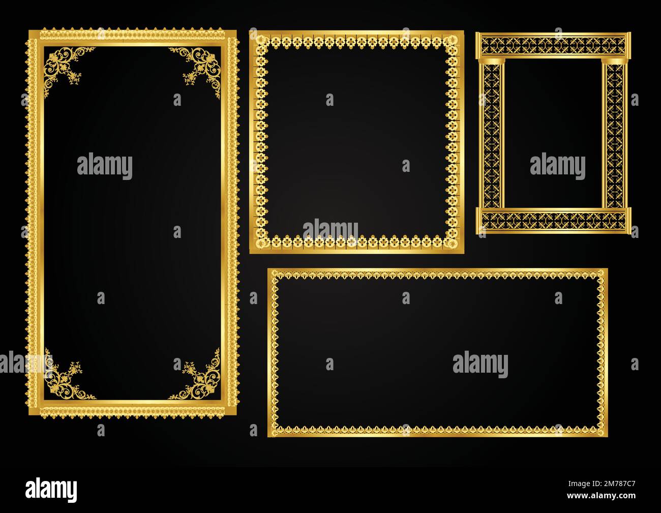 Antikes gold Stock-Vektorgrafiken kaufen - Alamy