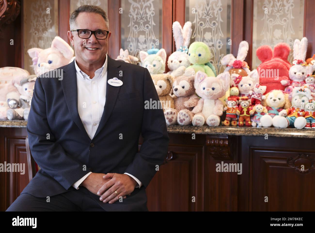 Michael Moriarty ist der Geschäftsführer des Hong Kong Disneyland ...