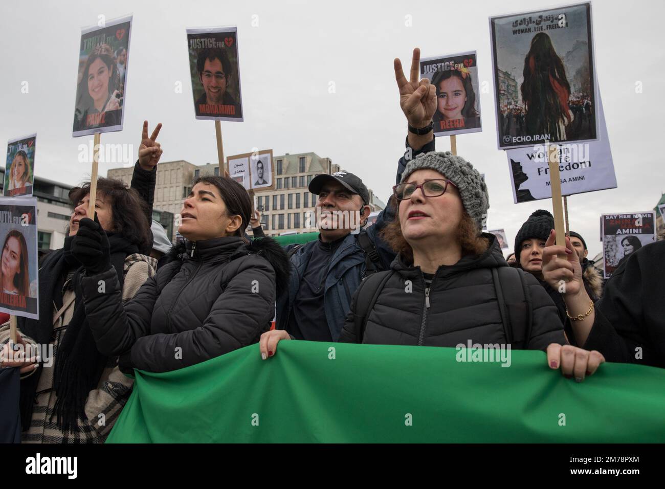 Berlin, Deutschland. 8. Januar 2023. Am 8. Januar 2023 wurde in Berlin ...