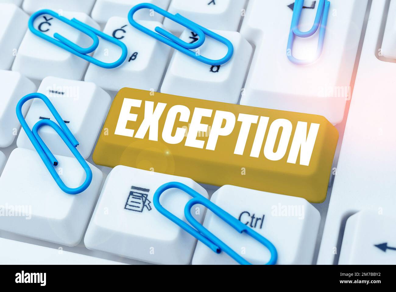 Ausnahme beim Schreiben von Handschrift. Geschäftsidee Person oder ...