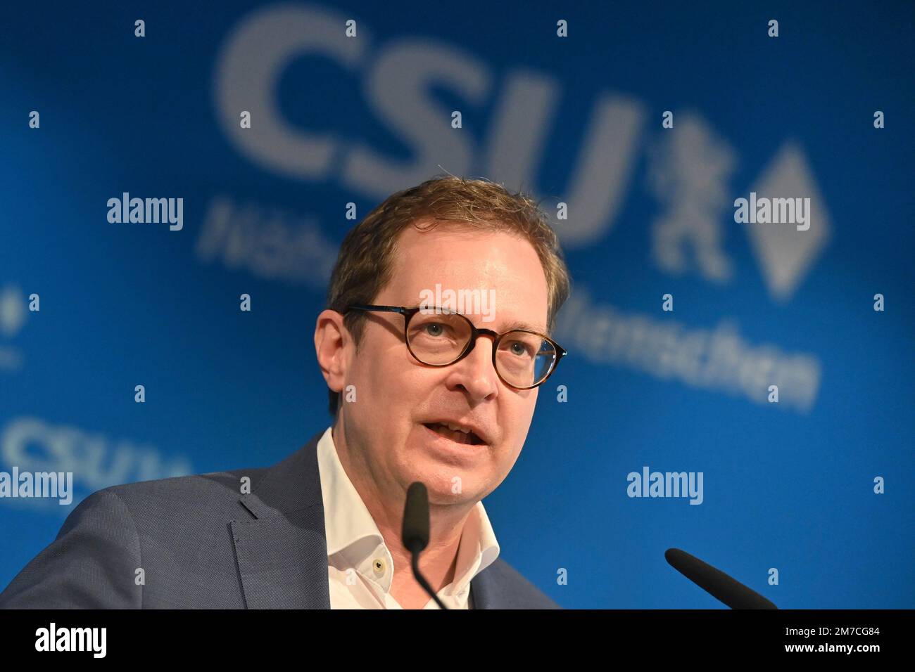 Martin HUBER (Generalsekretär der CSU). Einzelbild, abgeschnittenes ...