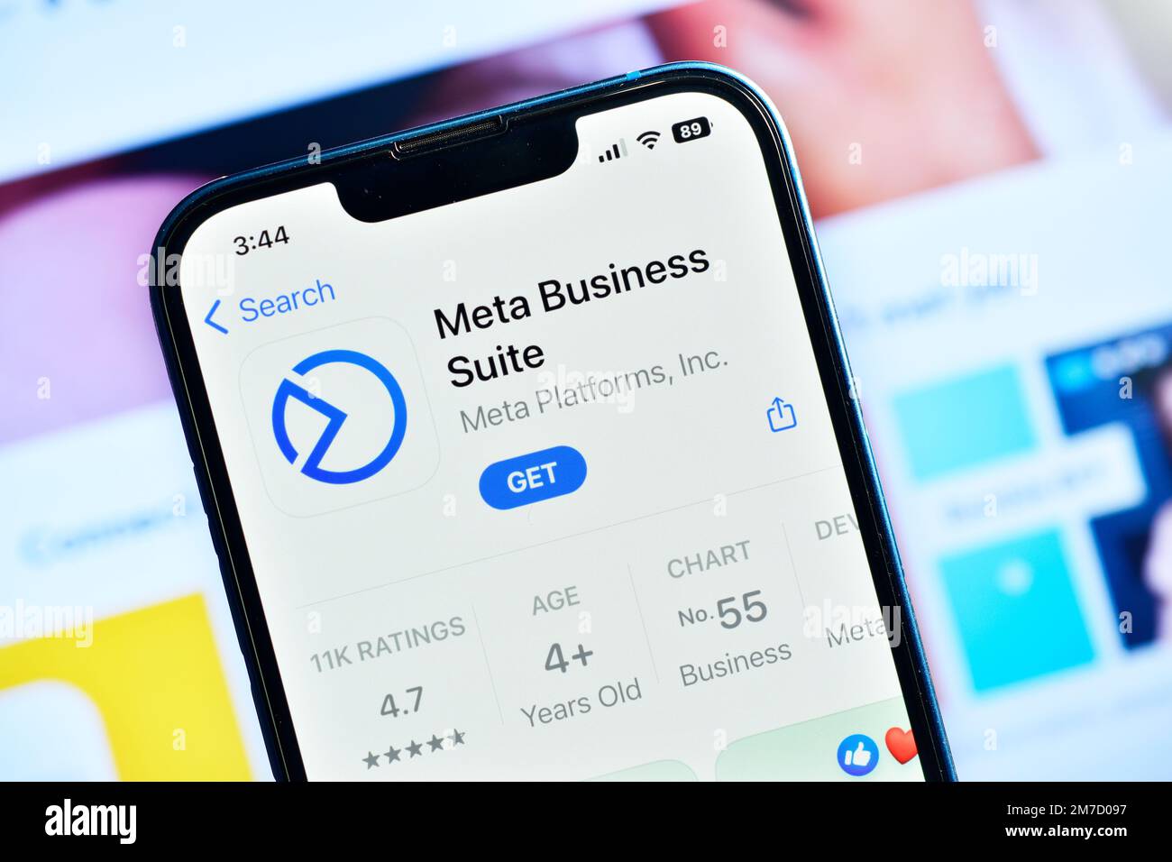 Meta business suite app -Fotos und -Bildmaterial in hoher Auflösung – Alamy