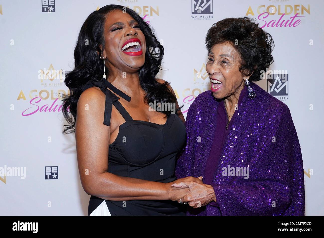 Sheryl Lee Ralph, left, and Marla Gibbs arrive at A Golden Salute ...
