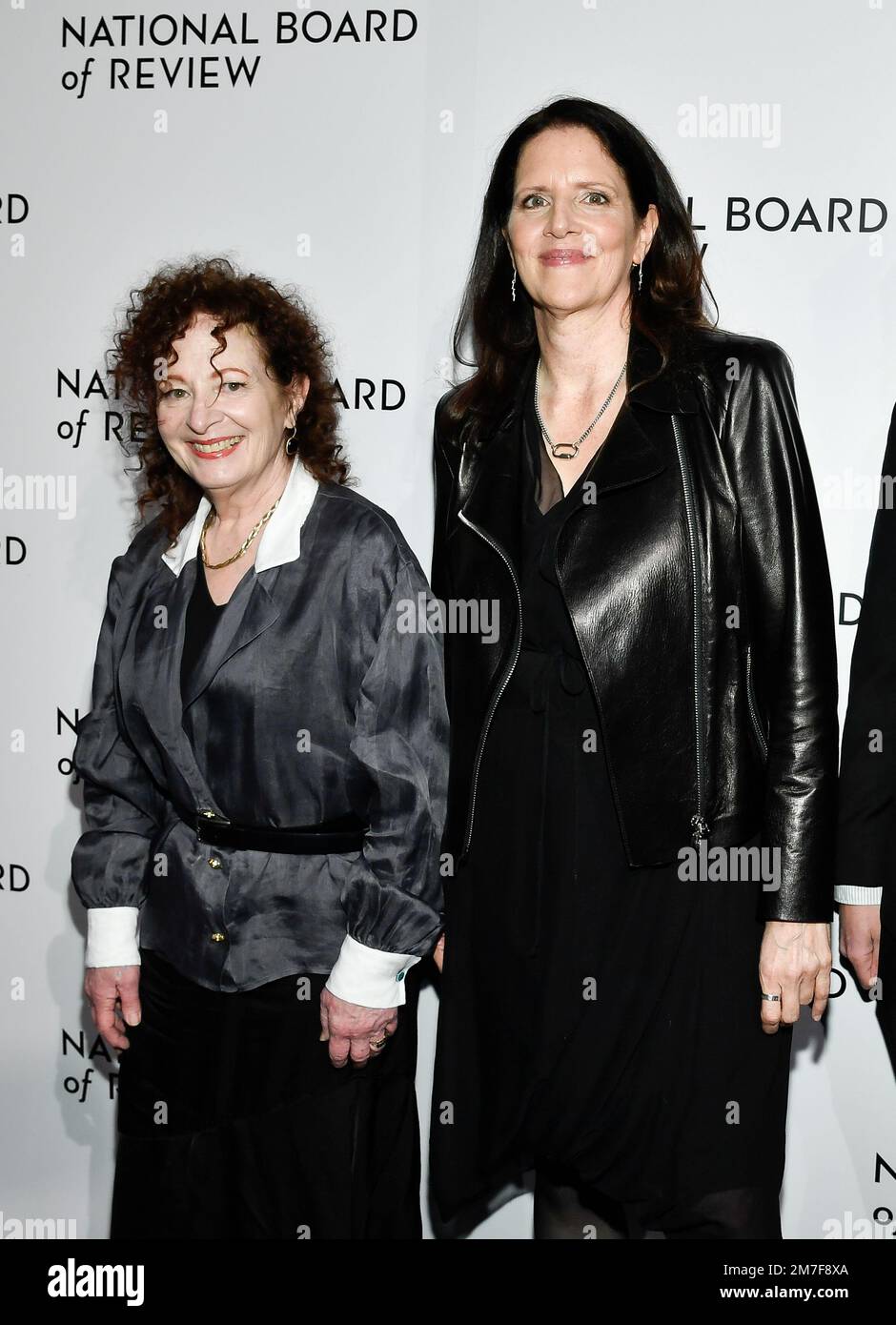 Nan Goldin, left, and Laura Poitras attend the National Board of Review ...
