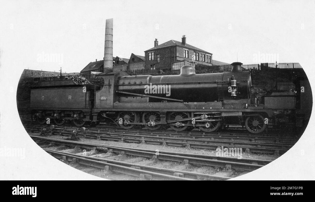 ROD 2-8-0 Dampflokomotive, die nach dem Großen Krieg von der Caledonian ...