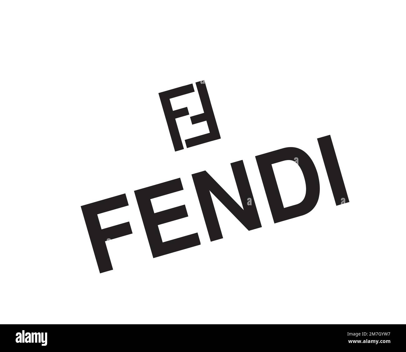 Fendi logo Ausgeschnittene Stockfotos und -bilder - Alamy