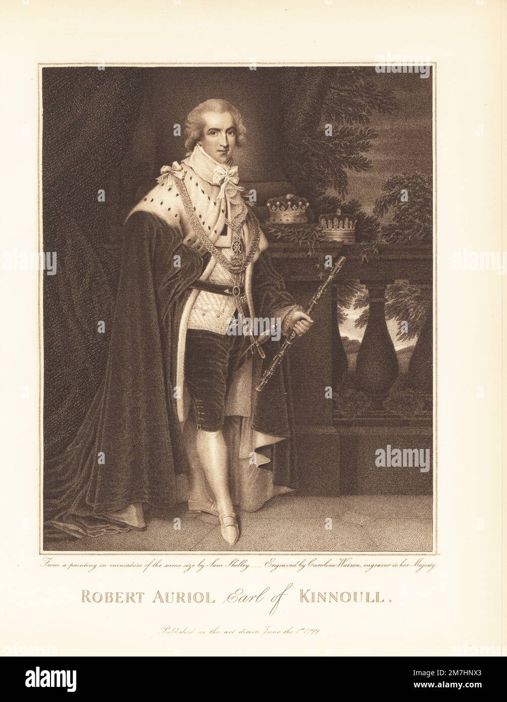 Robert Auriold, 10. Graf von Kinnoull, 1751-1804. Robert Hay-Drummond ...