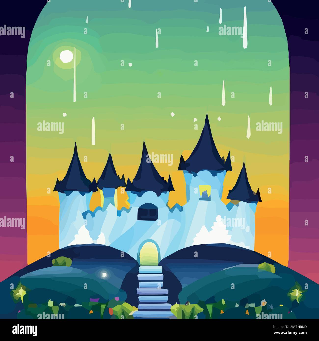 Mittelalterliche zeichnung Stock-Vektorgrafiken kaufen - Alamy