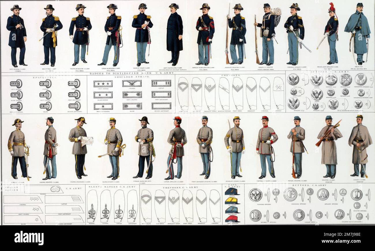 Die Uniformen und Abzeichen der Artillerie- und Kavallerieoffiziere der ...