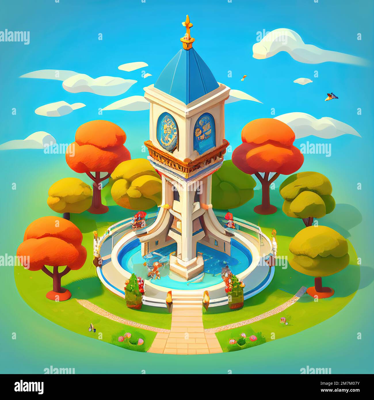 Cartoon turm -Fotos und -Bildmaterial in hoher Auflösung – Alamy