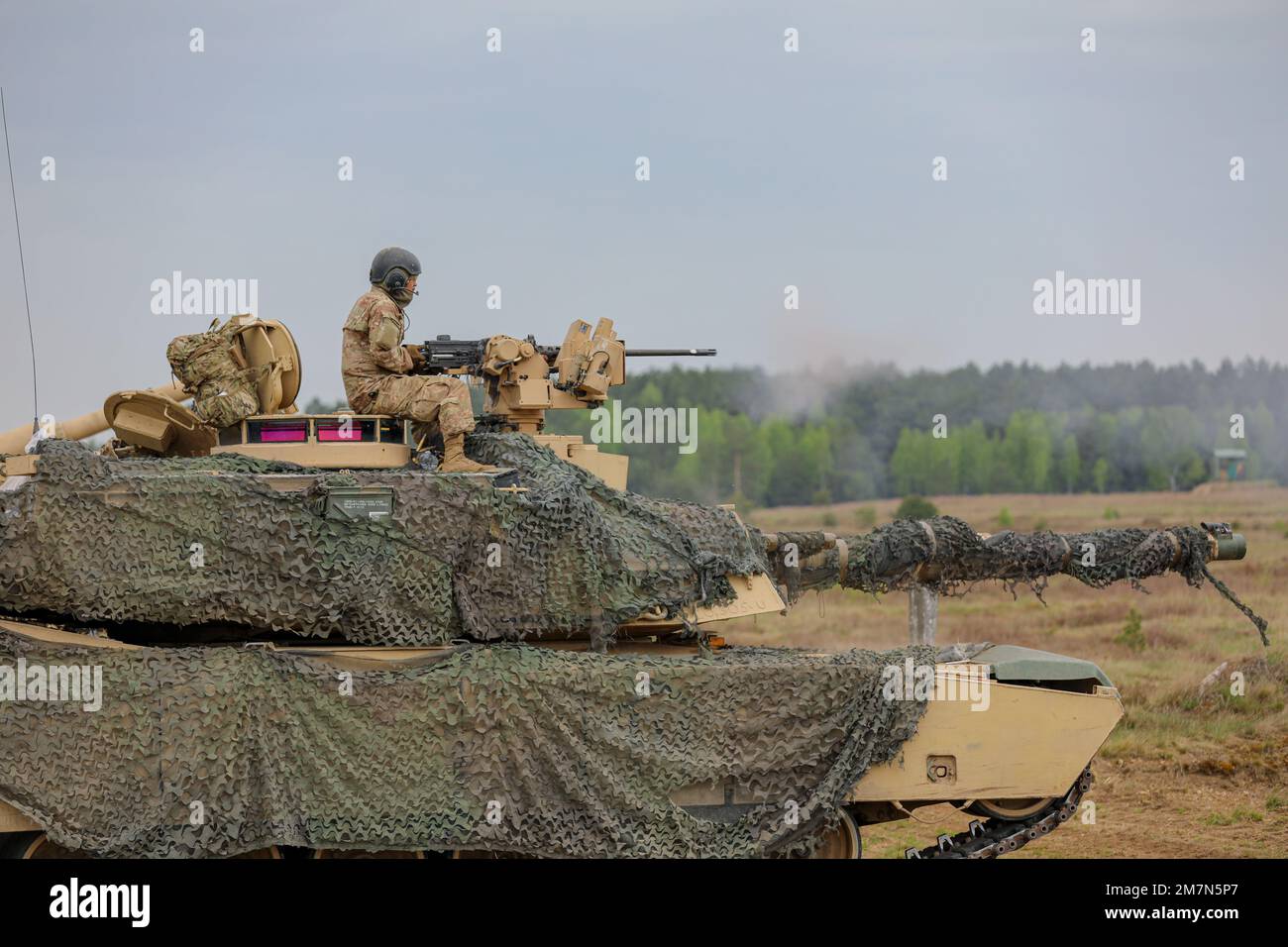 USA Armeestaat Randy Pelep, zugeteilt zum 4. Geschwader, 10. Kavallerie ...