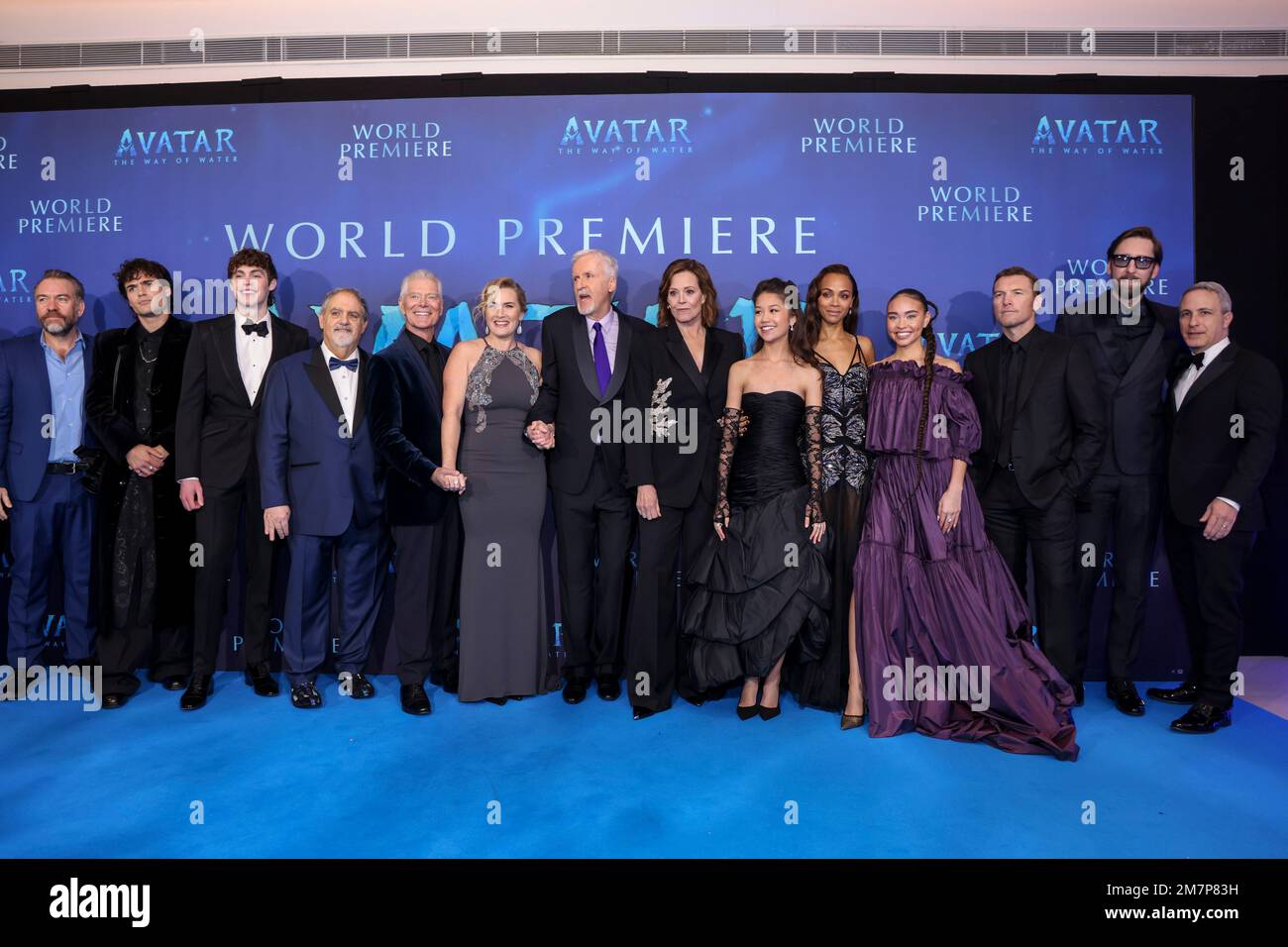 Brendan Cowell, from left, Jamie Flatters, Jack Champion, producer Jon ...