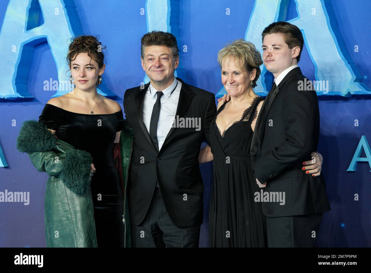Ruby Ashbourne Serkis, Andy Serkis, Lorraine Ashbourne, and Louis ...