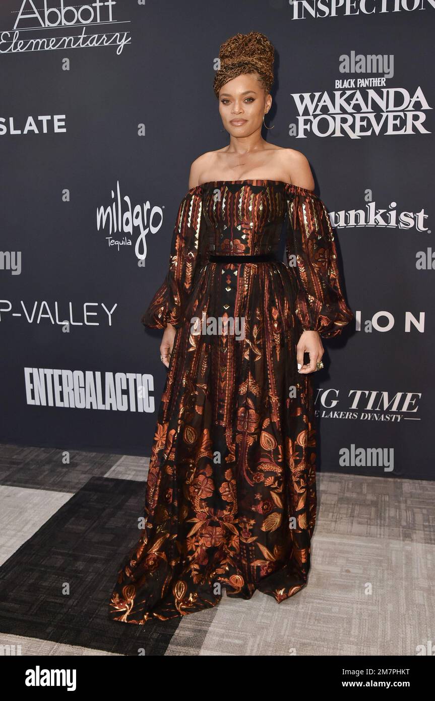 Andra Day arrives at the 5th annual Celebration of Black Cinema and ...