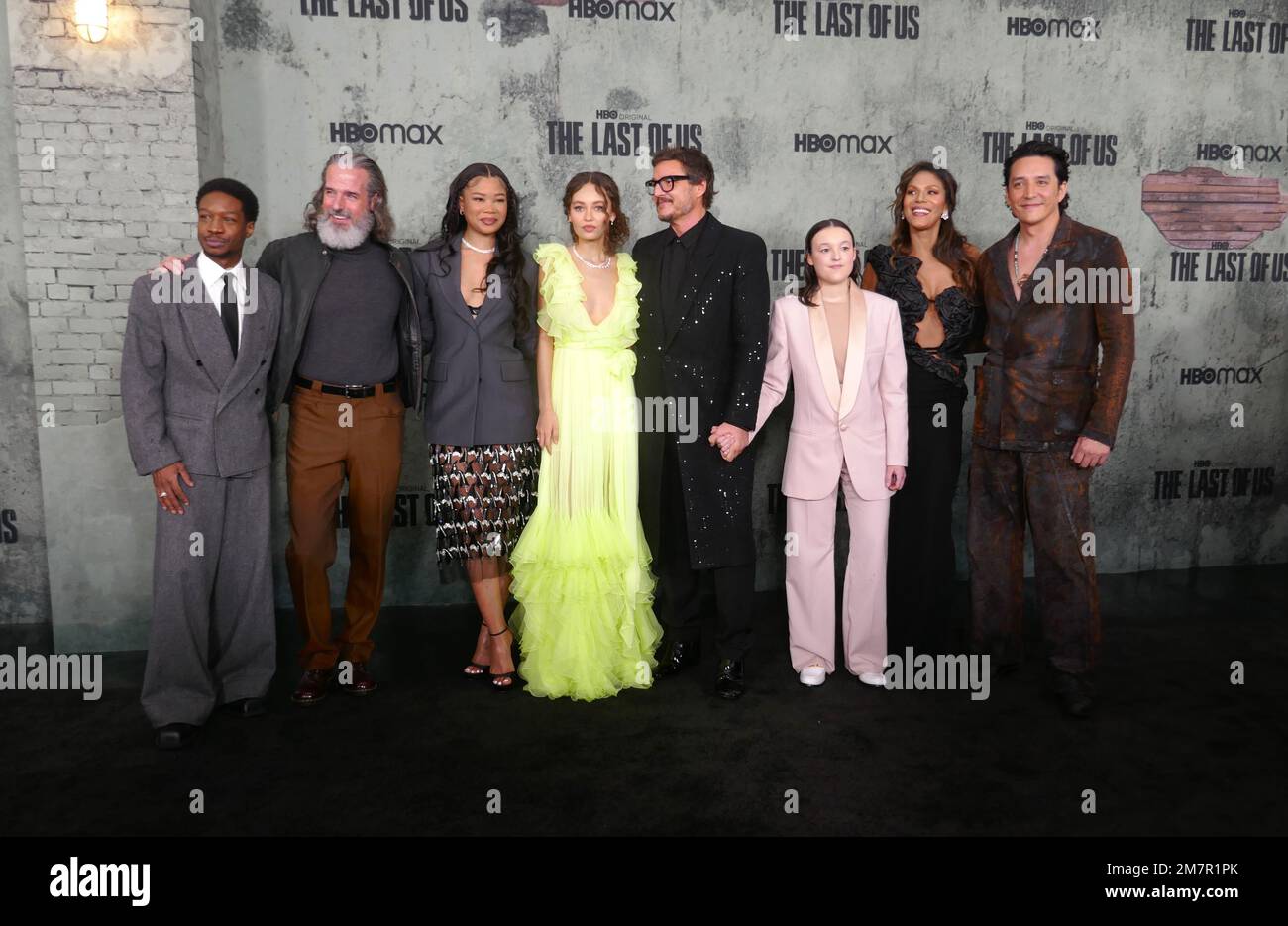 Los Angeles, Kalifornien, USA 9. Januar 2023 (L-R) Schauspieler Lamar Johnson, Schauspieler ...