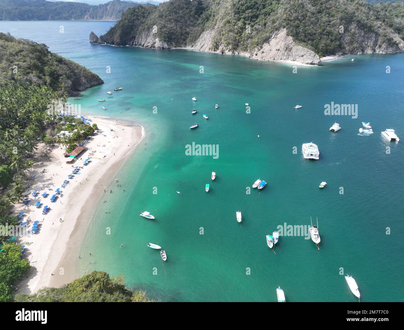 Insel Tortuga (Isla Tortuga), Pazifikküste, Costa Rica Stockfotografie ...