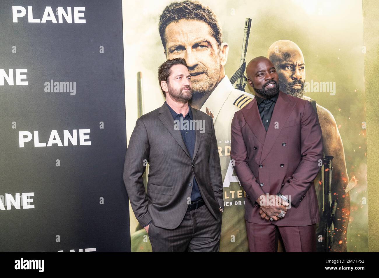 Gerard Butler und Mike Colter nehmen am 10. Januar 2023 an der ...