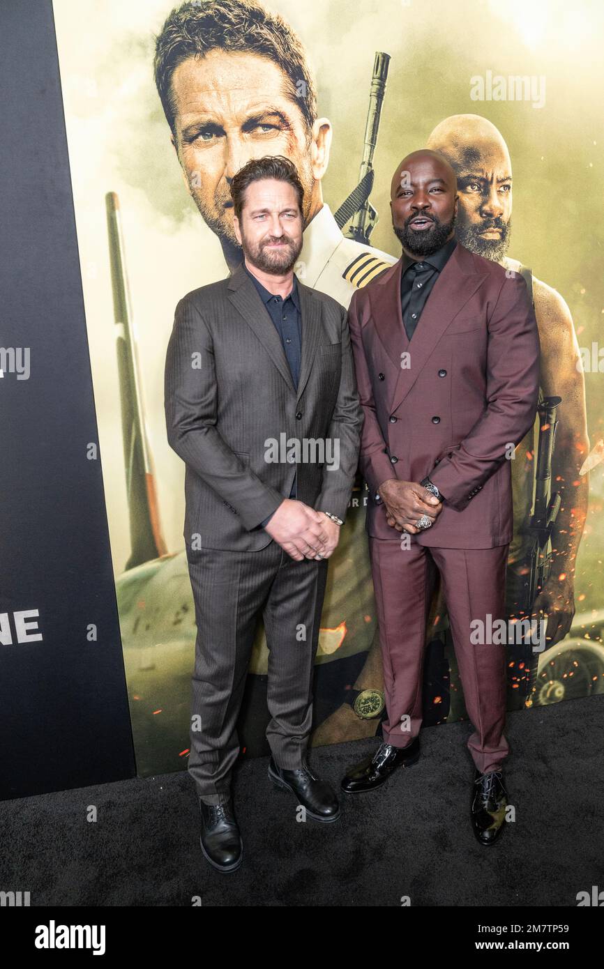 Gerard Butler und Mike Colter nehmen am 10. Januar 2023 an der ...