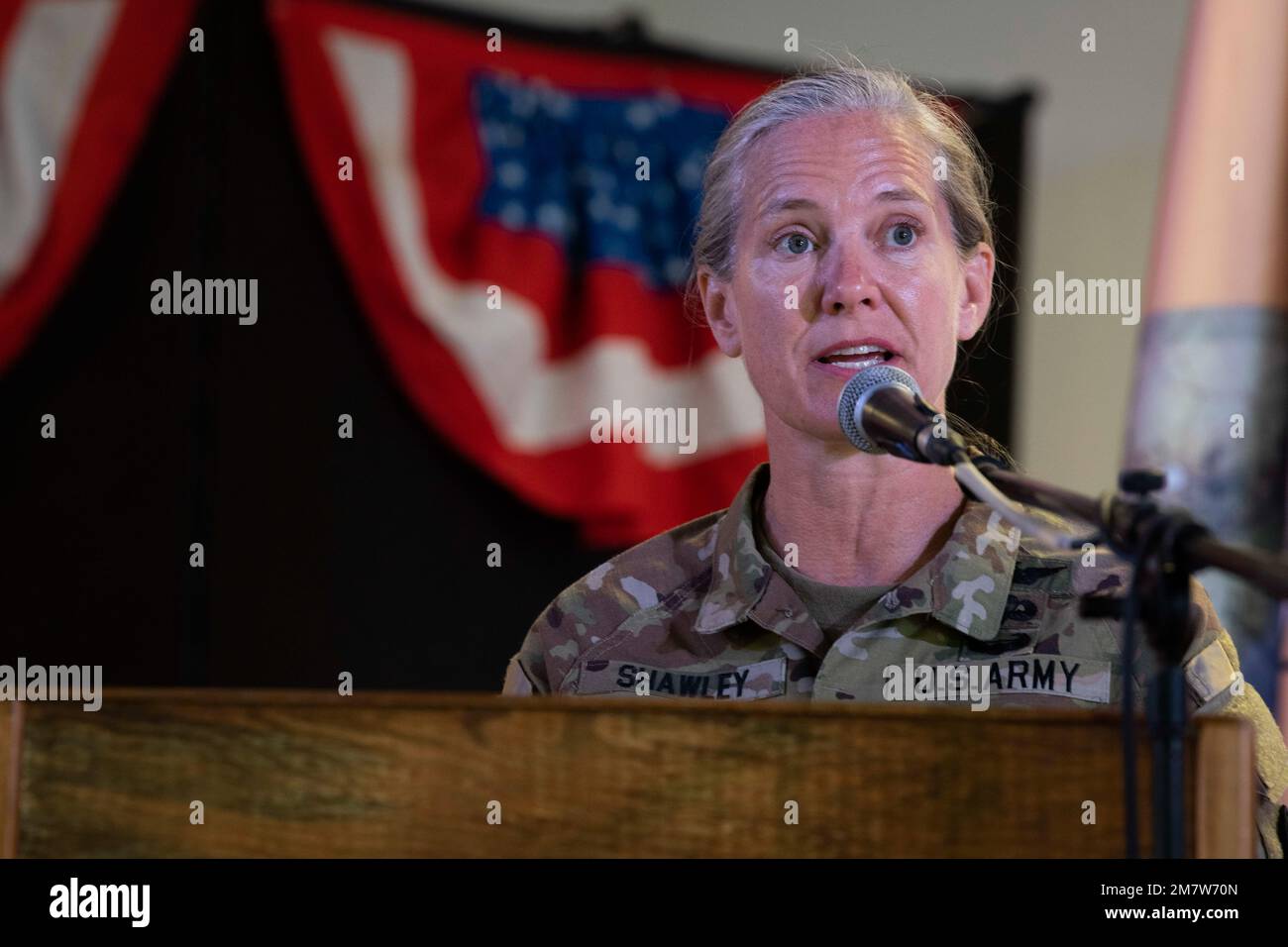 USA Generalmajor der Armee Jami Shawley, Befehlshaber der Gemeinsamen ...