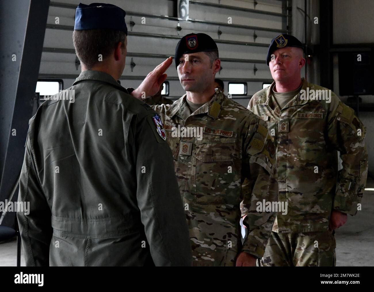 Chief Master Sgt. Brett Barbee, ehemaliger 104. Fighter Wing Command ...