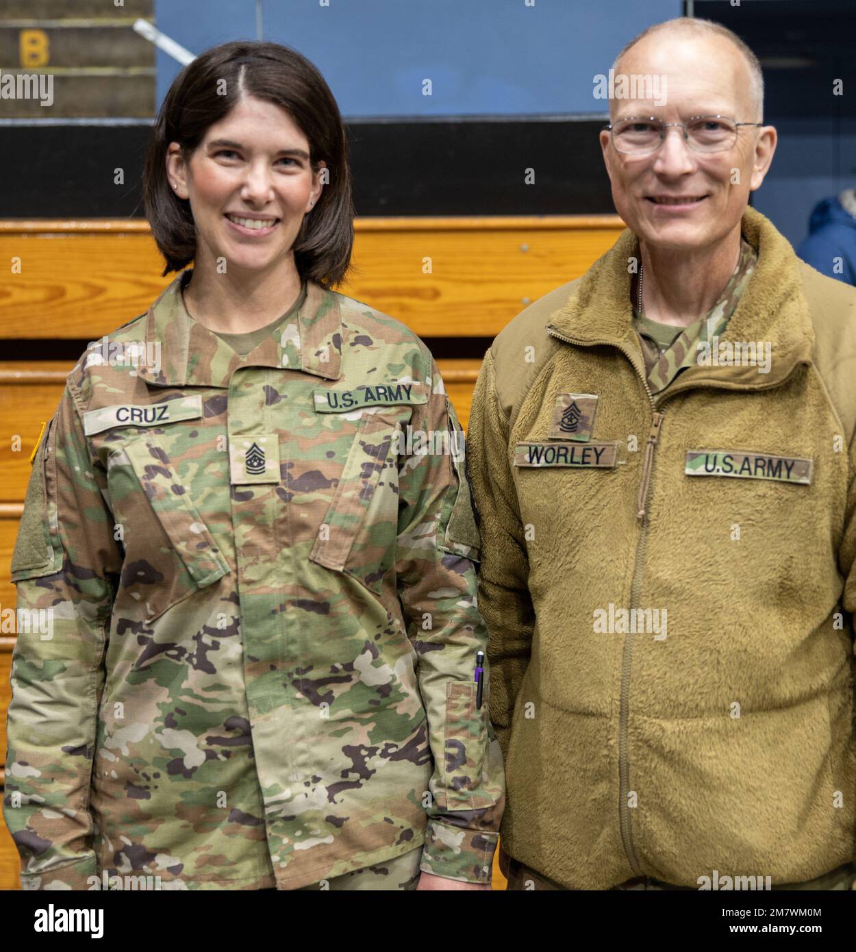 Sergeant Tasha Cruz der Oregons Army National Guard, 234. Armeeband ...