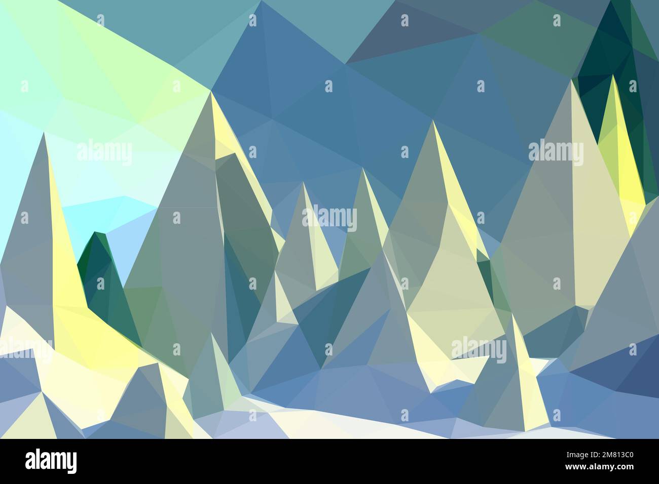 Berge mit niedrigem hintergrund Stock-Vektorgrafiken kaufen - Alamy