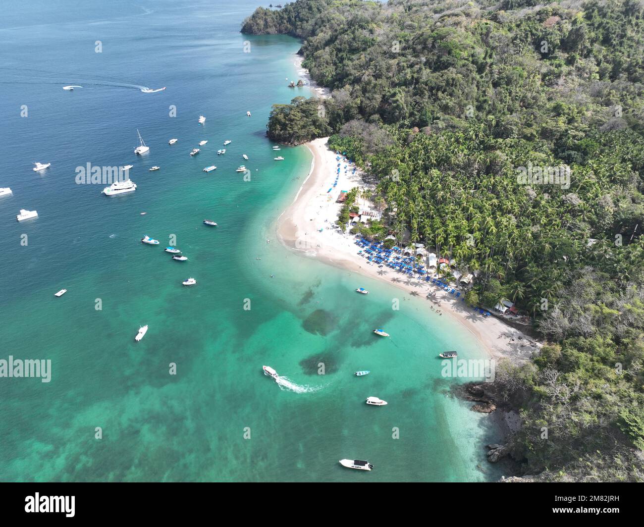 Insel Tortuga (Isla Tortuga) an der Pazifikküste von Puntarenas, Costa ...