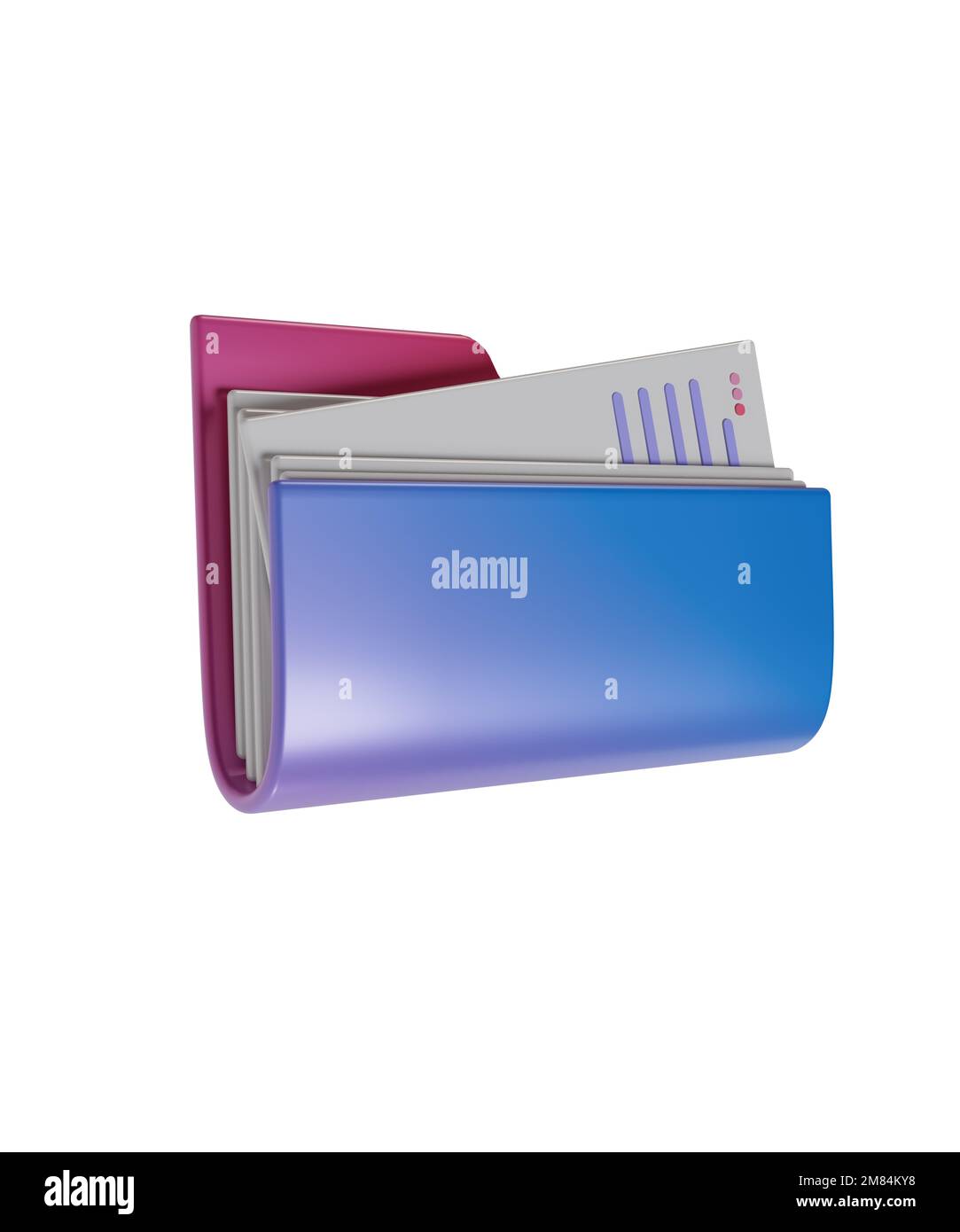 Download file folder icon 3d Ausgeschnittene Stockfotos und -bilder - Alamy