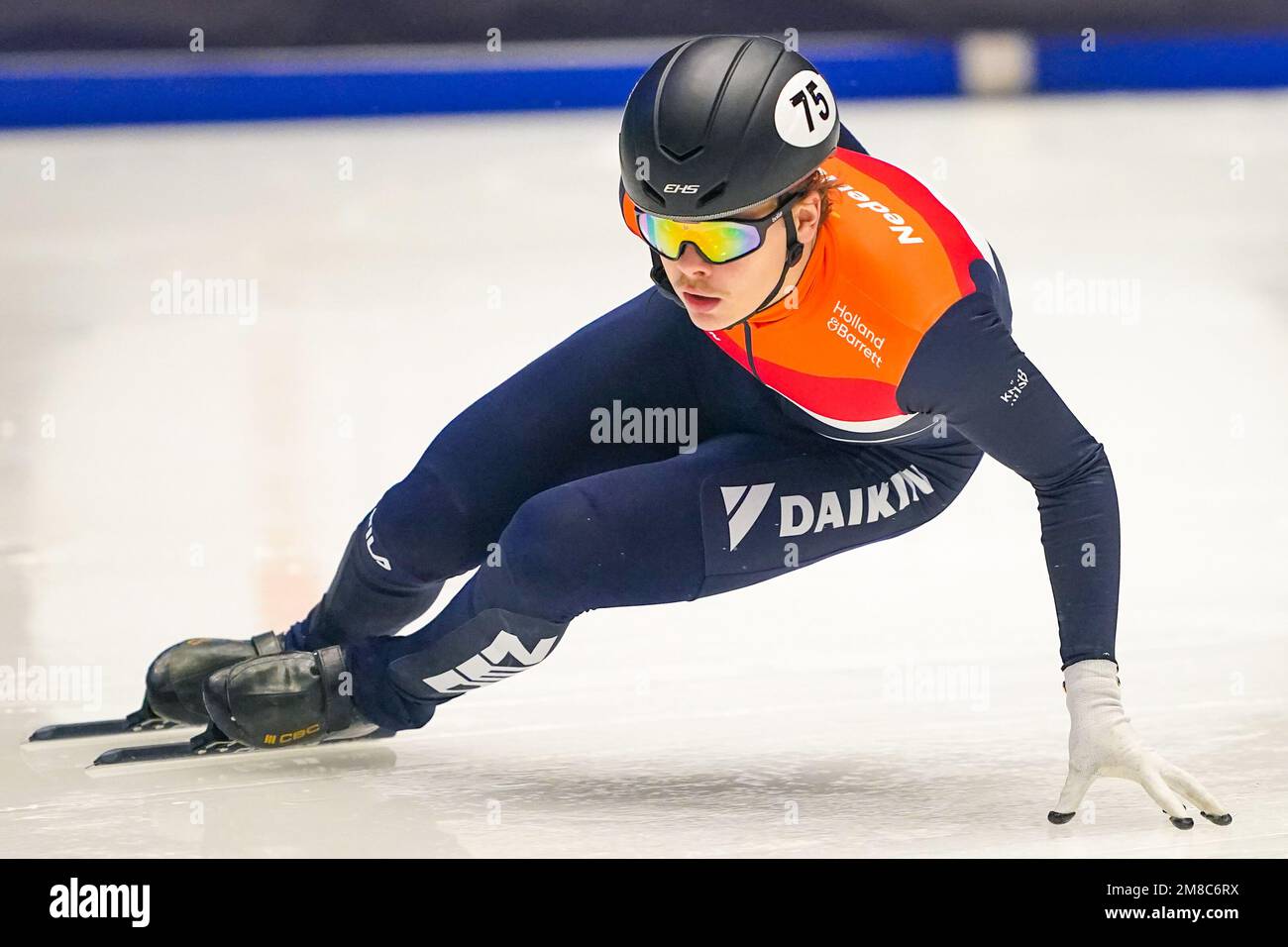 DANZIG, POLEN - JANUAR 13: Melle van 't Wout aus den Niederlanden tritt ...