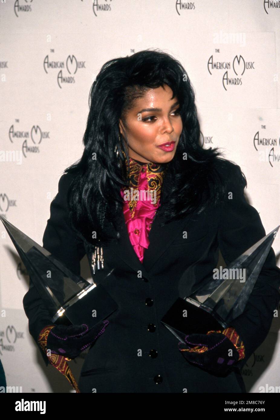 Janet Jackson bei den 17. Annual American Music Awards am 22. Januar ...