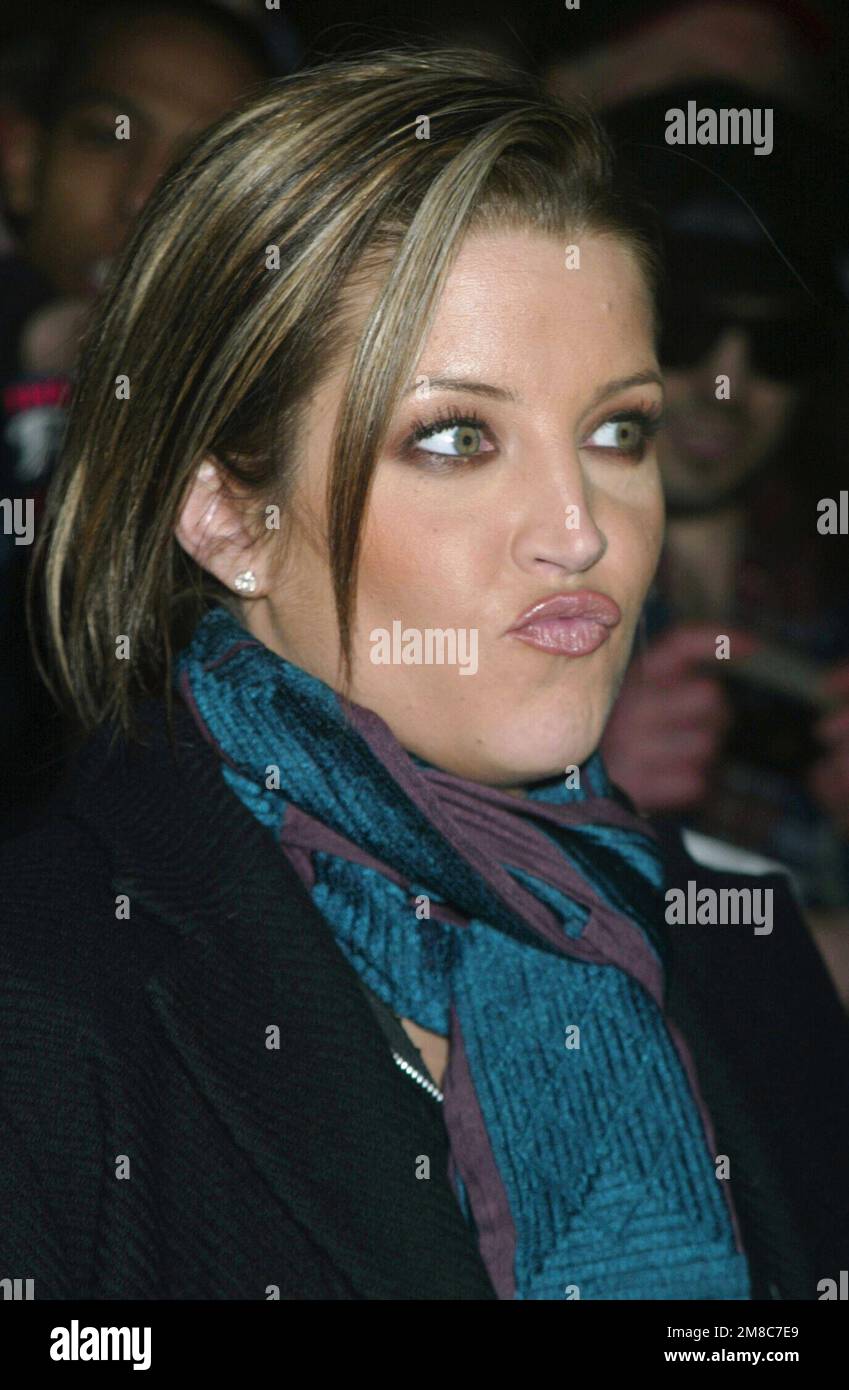 Lisa Marie Presley nach dem Auftritt bei "Late Show with David ...