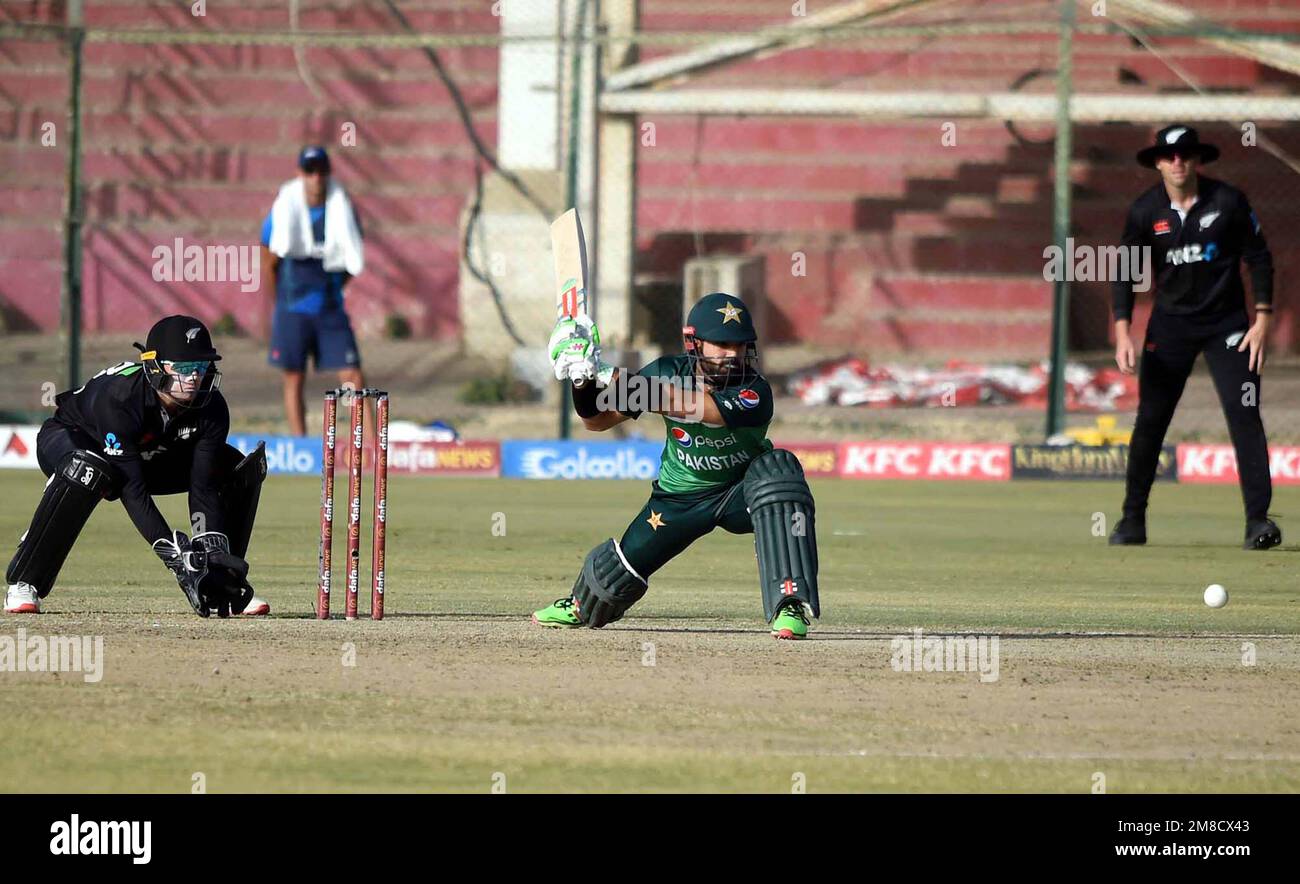 Die Spieler sind während des 3. One-Day International (ODI) Match ...
